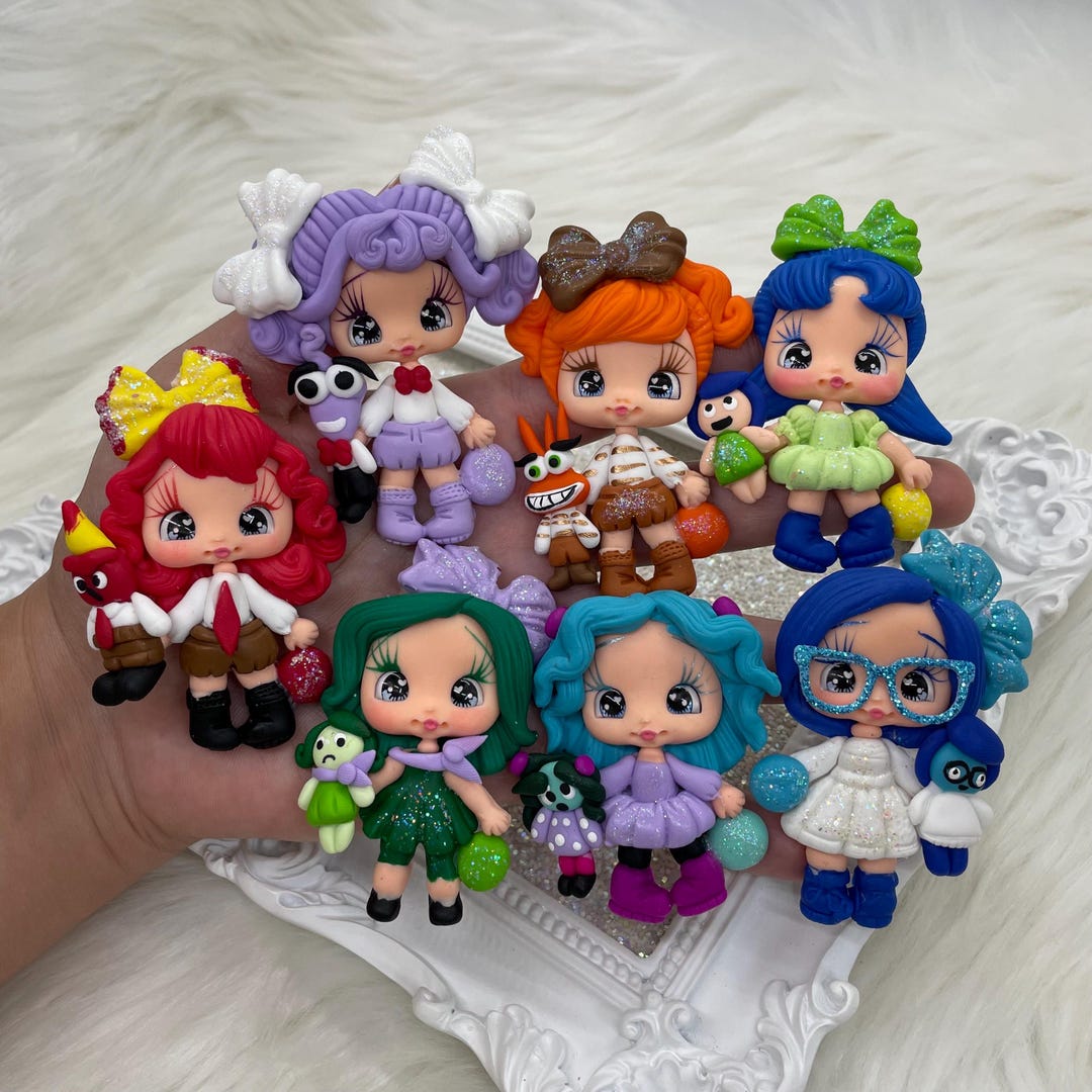 Clays for Bows, Emotions Clay Dolls, Bow Centers, Clays for Badge Reel ...