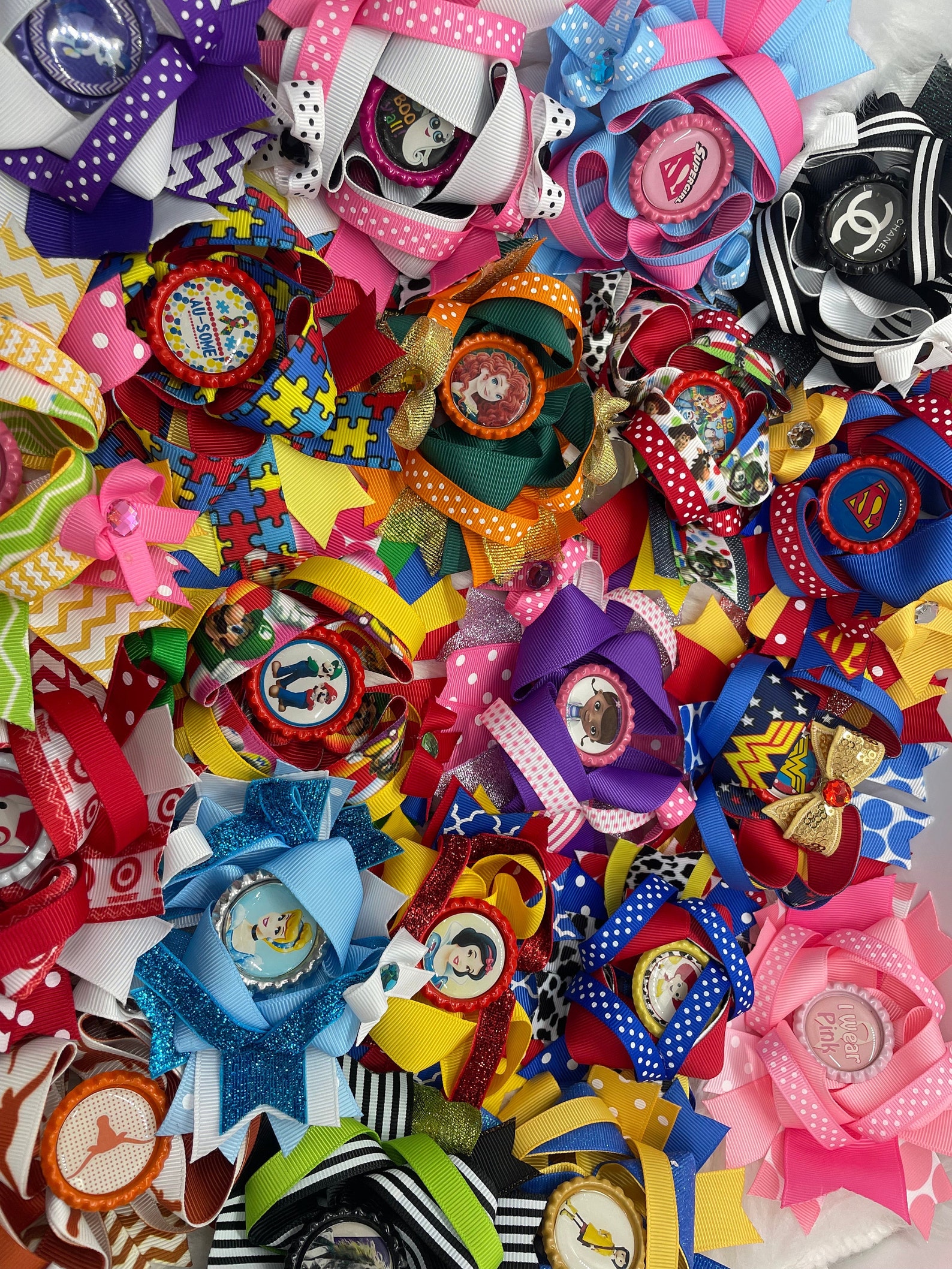 Grab Bag, Clearance Bows, Hair Bows, Hair Bows Lot, Boutique Bows ...