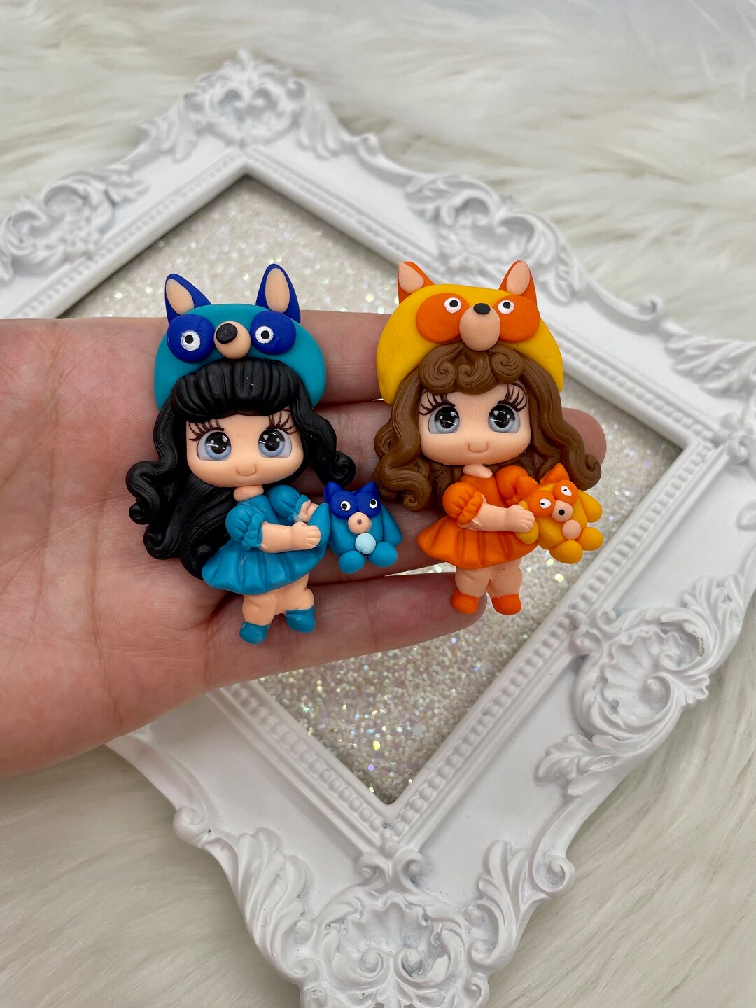 Clays for Bows, Girl Clay Dolls, Clays for Crafts, Bow Centers, Cake ...