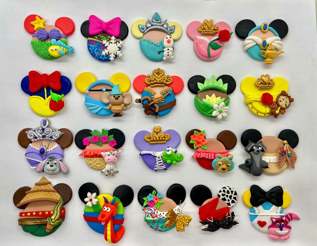 Clays for Bows Princess Clays Clay Dolls Bow Centers Clays - Etsy