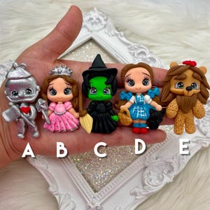 PRE-ORDER Clays for Bows, Clay Dolls, Wizard Collection Set of 5 Pcs ...