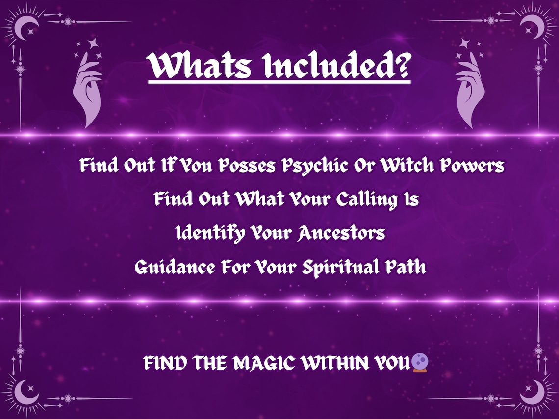 Witch Identification Ritual, Am I A Witch? , Psychic Reading, Same Day ...