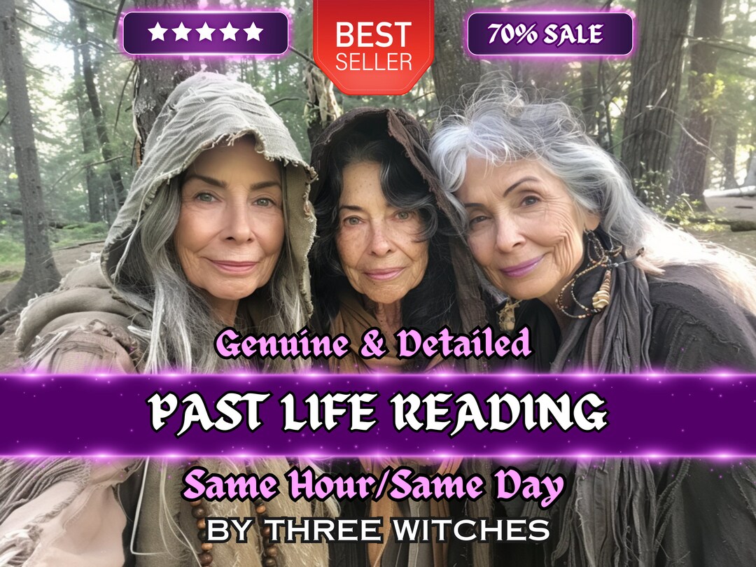 Same Hour Past Life Psychic Reading From Three Psychic Witches, Past ...