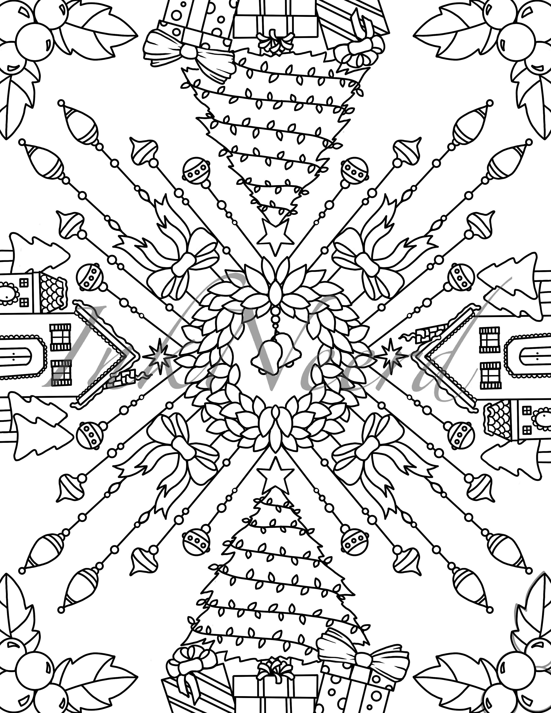 Coloring Page Christmas Coloring Sheet Instant Download Etsy coloring-page-christmas-coloring-sheet-instant-download-etsy