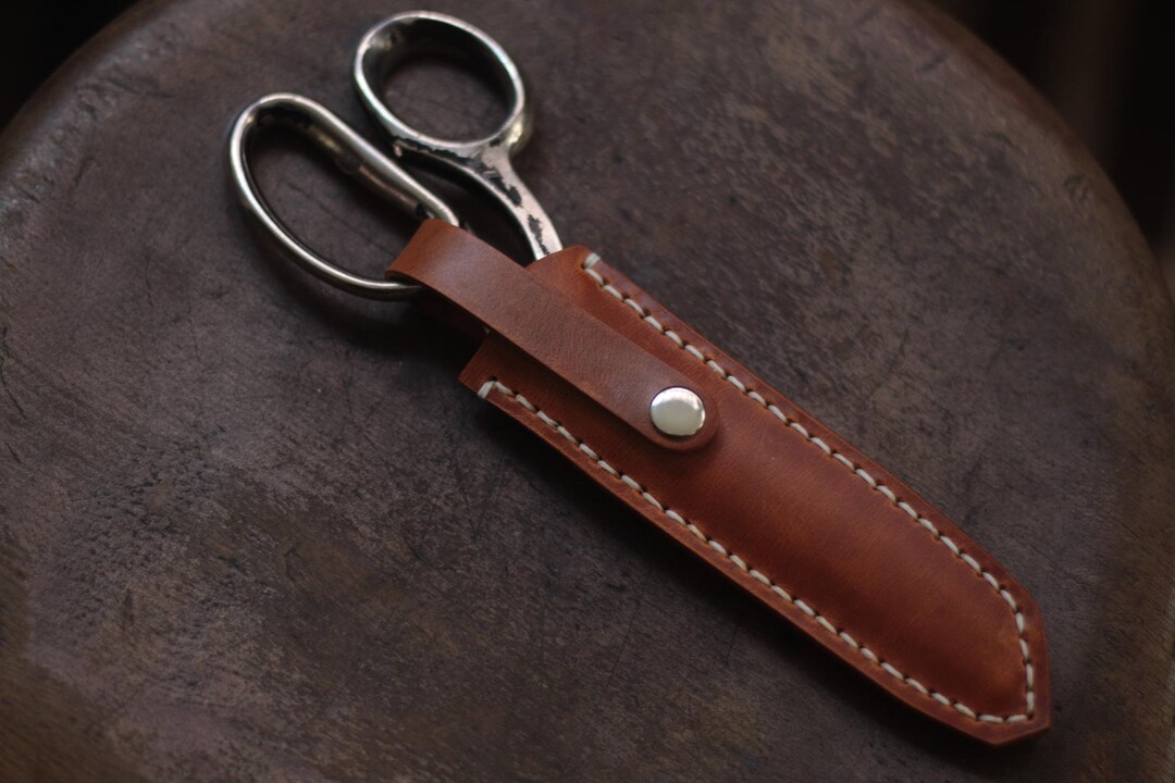 Leather Scissors Sheath | Scissor Case - Embroidery Scissor Case ...