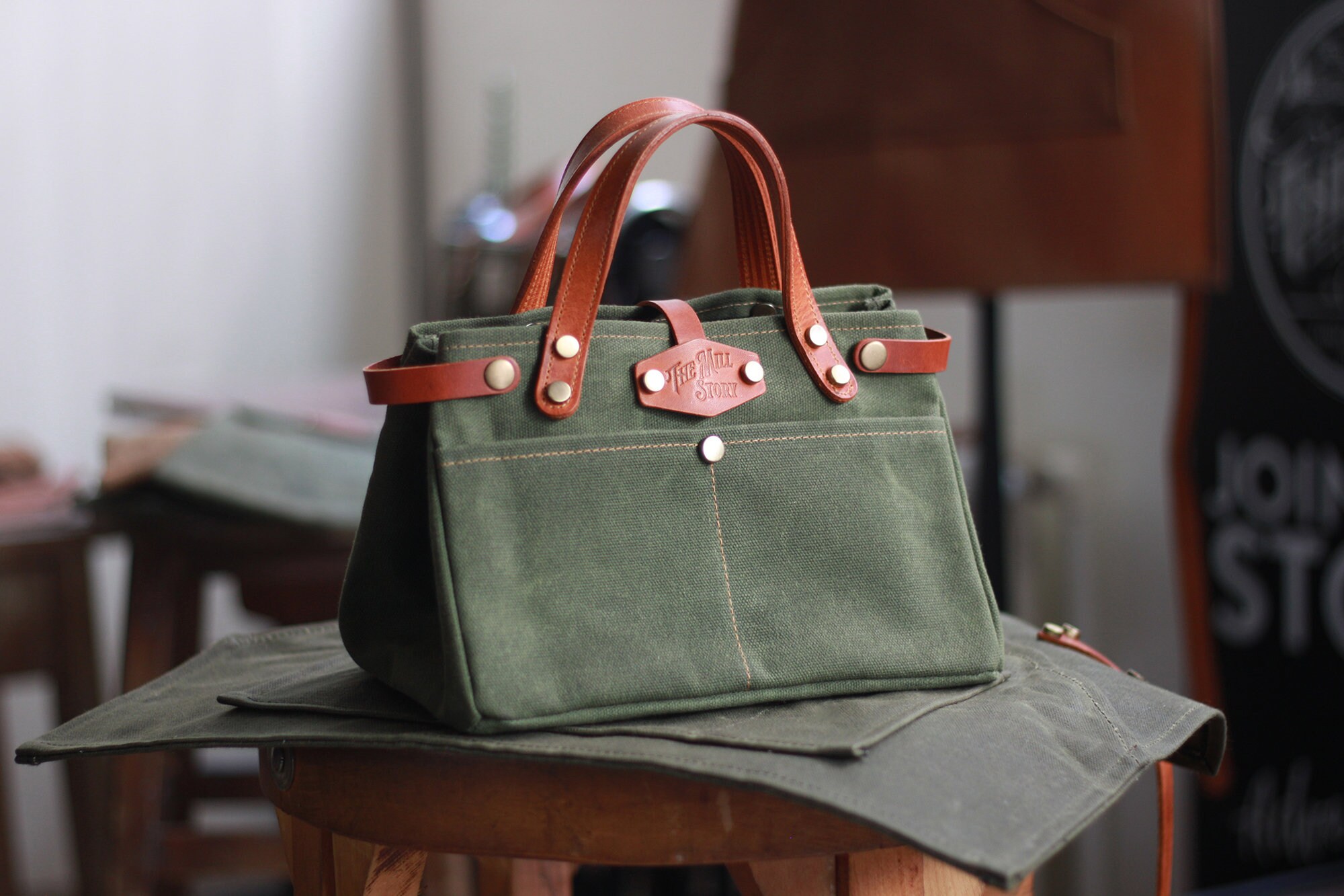 Waxed Canvas Tool Bag - Etsy