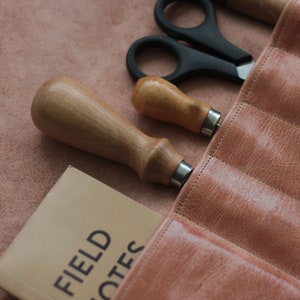 Leather Tool Roll | Leather Tool Bag - Tool Pouch - Tool Bag - Leather ...