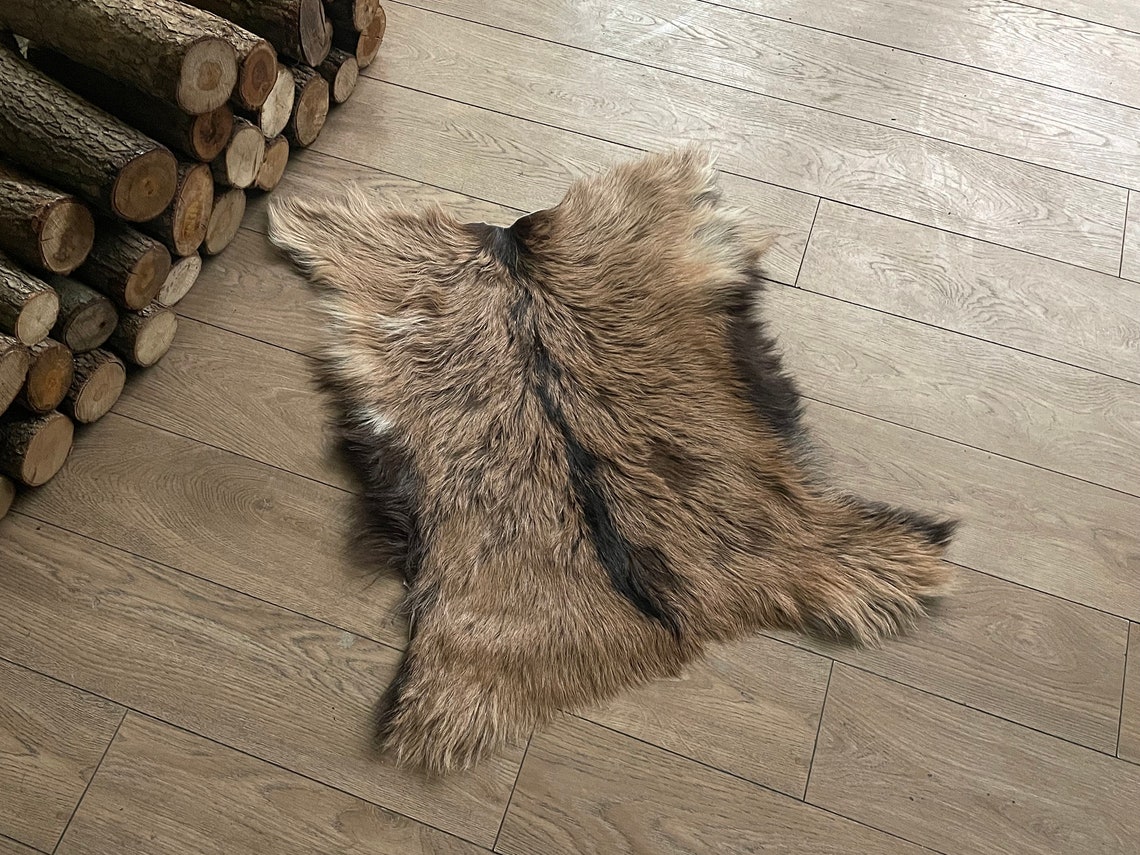 Natural Goat Skin Pelt Fur / Natural Hide, Skin - Etsy