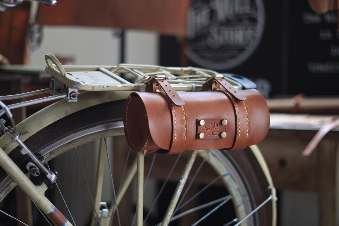 Bicycle Leather Saddlebag | Bicycle Bag- Bicycle Purse - Bike Purse ...