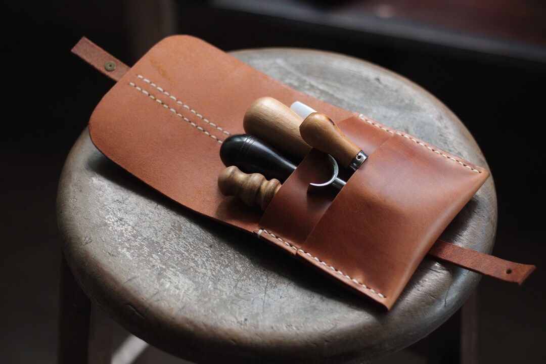 Leather Tool Case | Leather Tool Bag - Tool Pouch - Tool Bag - Leather ...