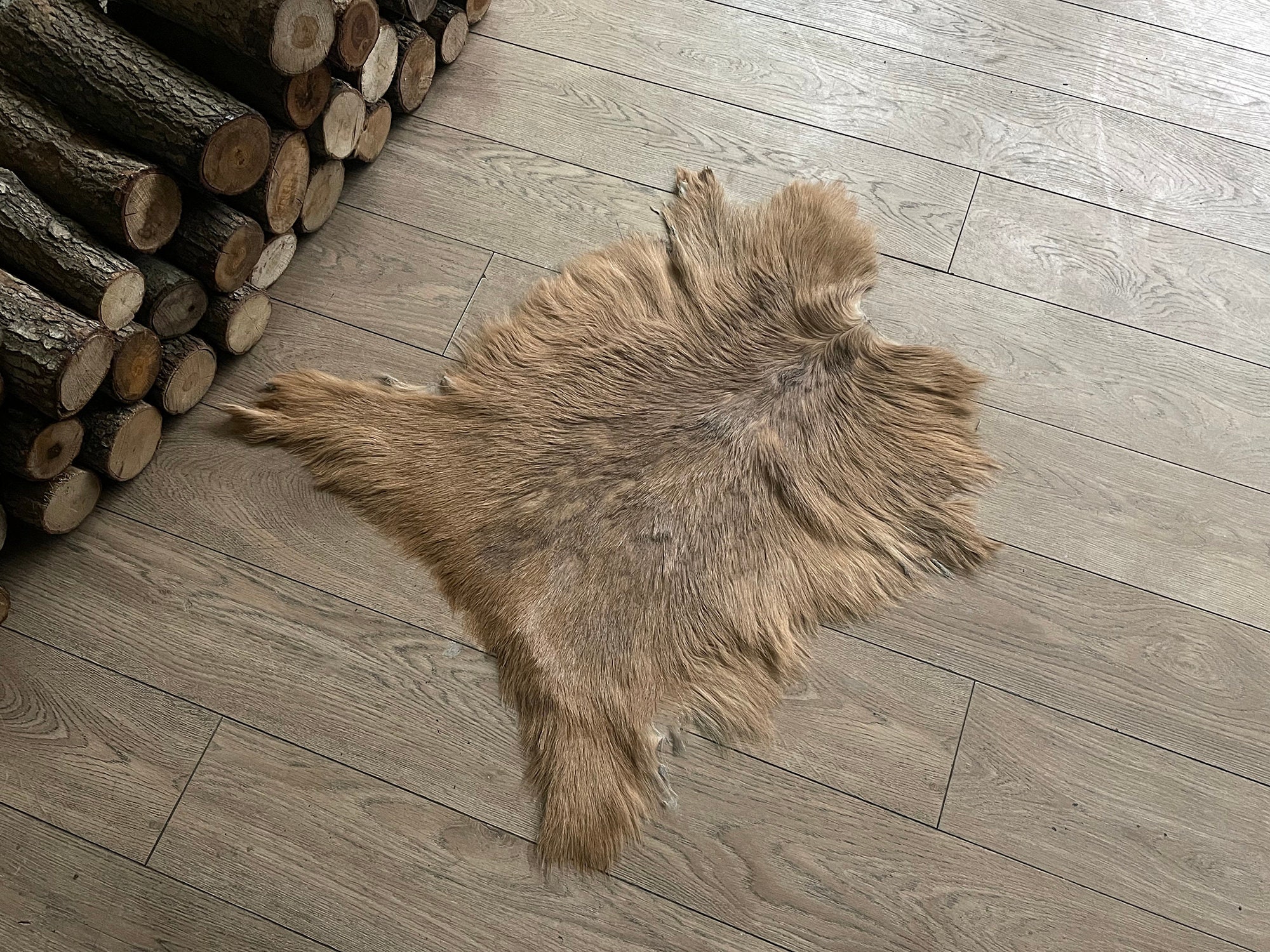 Natural Goat Skin Pelt Fur / Natural Hide, Skin - Etsy