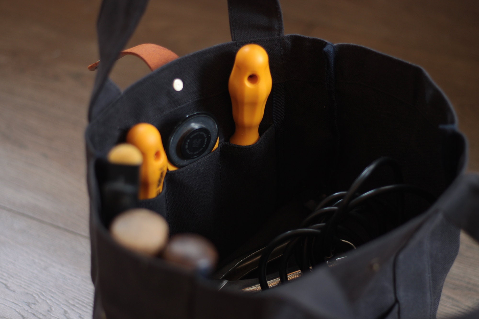 Waxed Canvas Tool Bag - Etsy