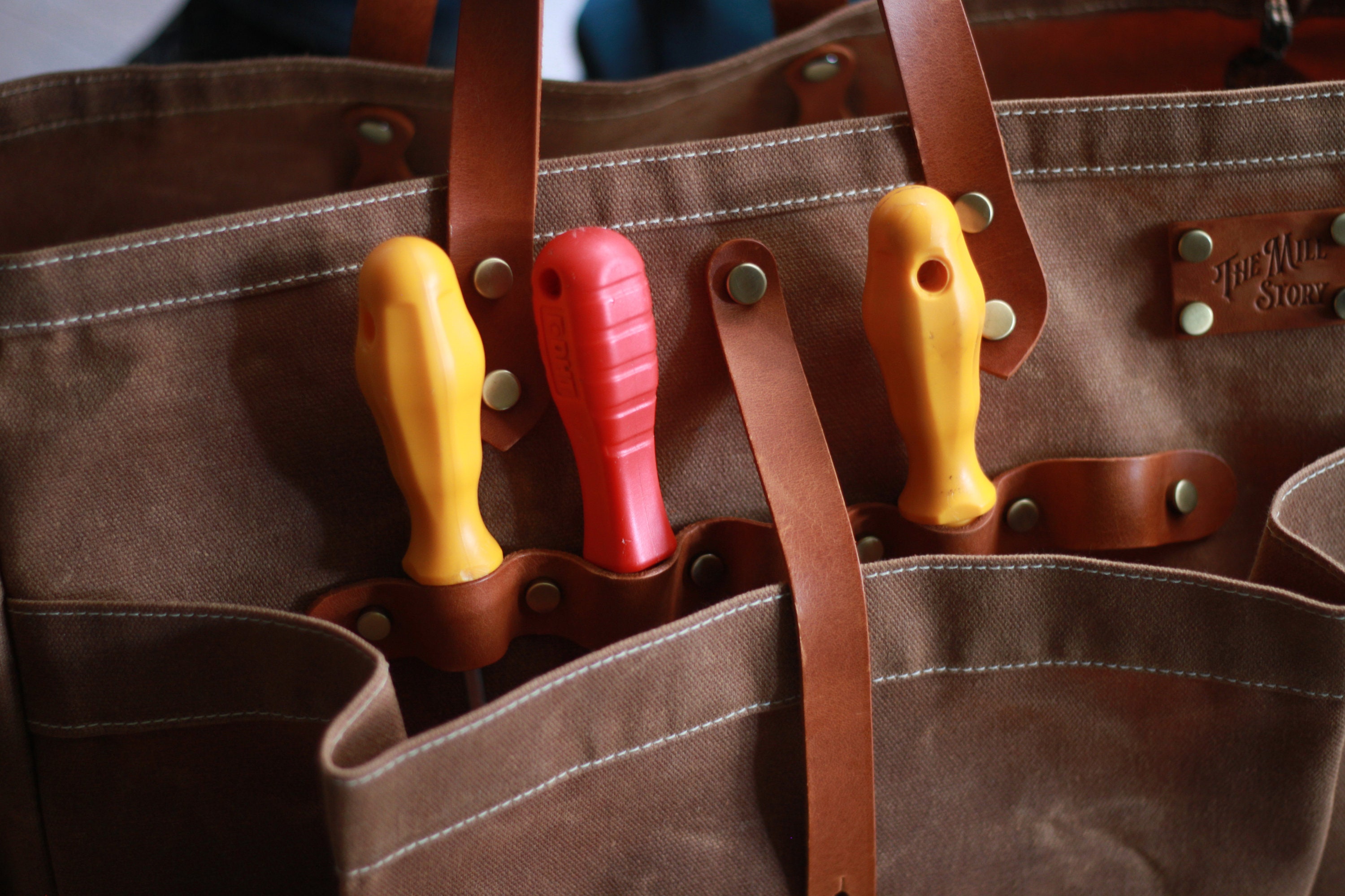 Waxed Canvas Tool Bag - Etsy