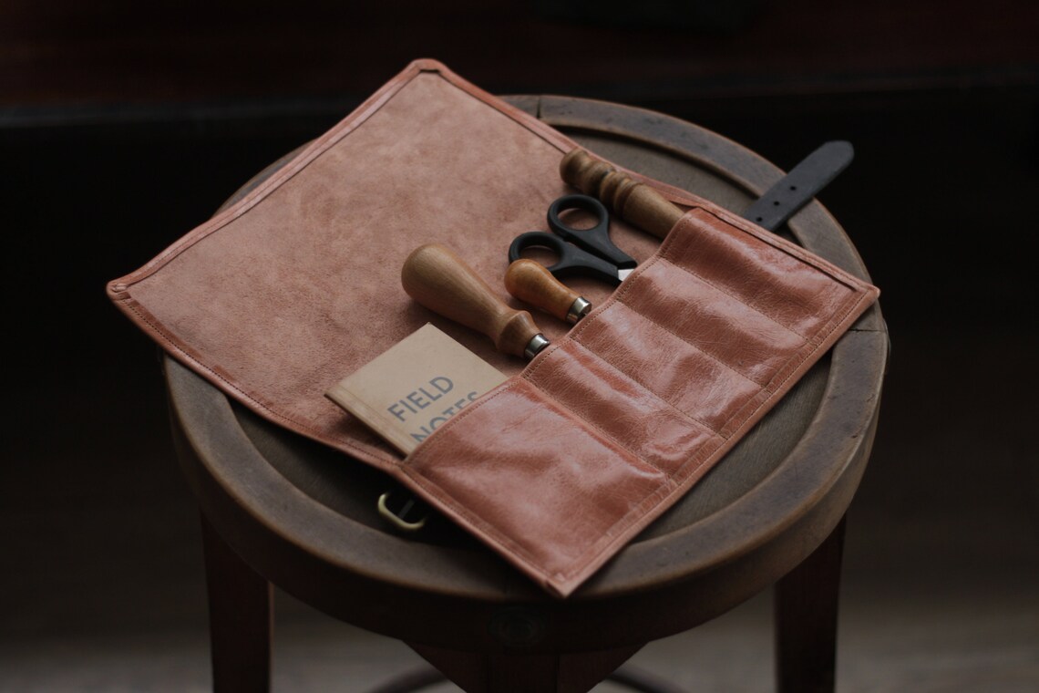 Leather Tool Roll | Leather Tool Bag - Tool Pouch - Tool Bag - Leather ...