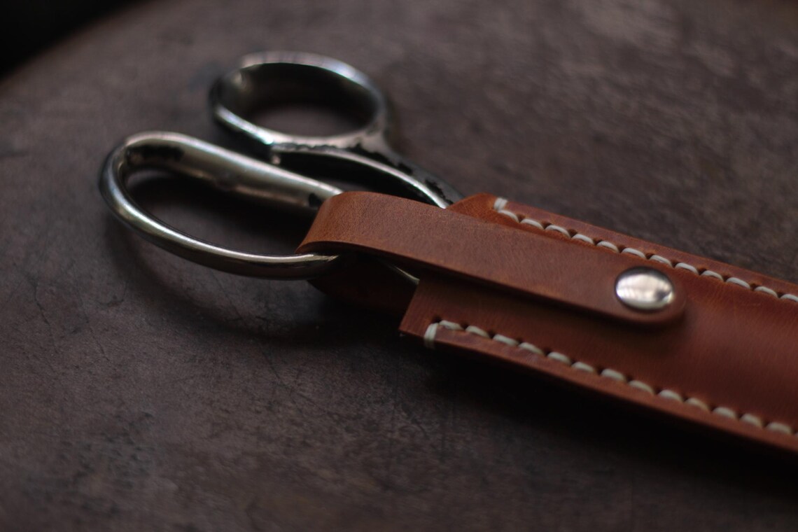 Leather Scissors Sheath | Scissor Case - Embroidery Scissor Case ...
