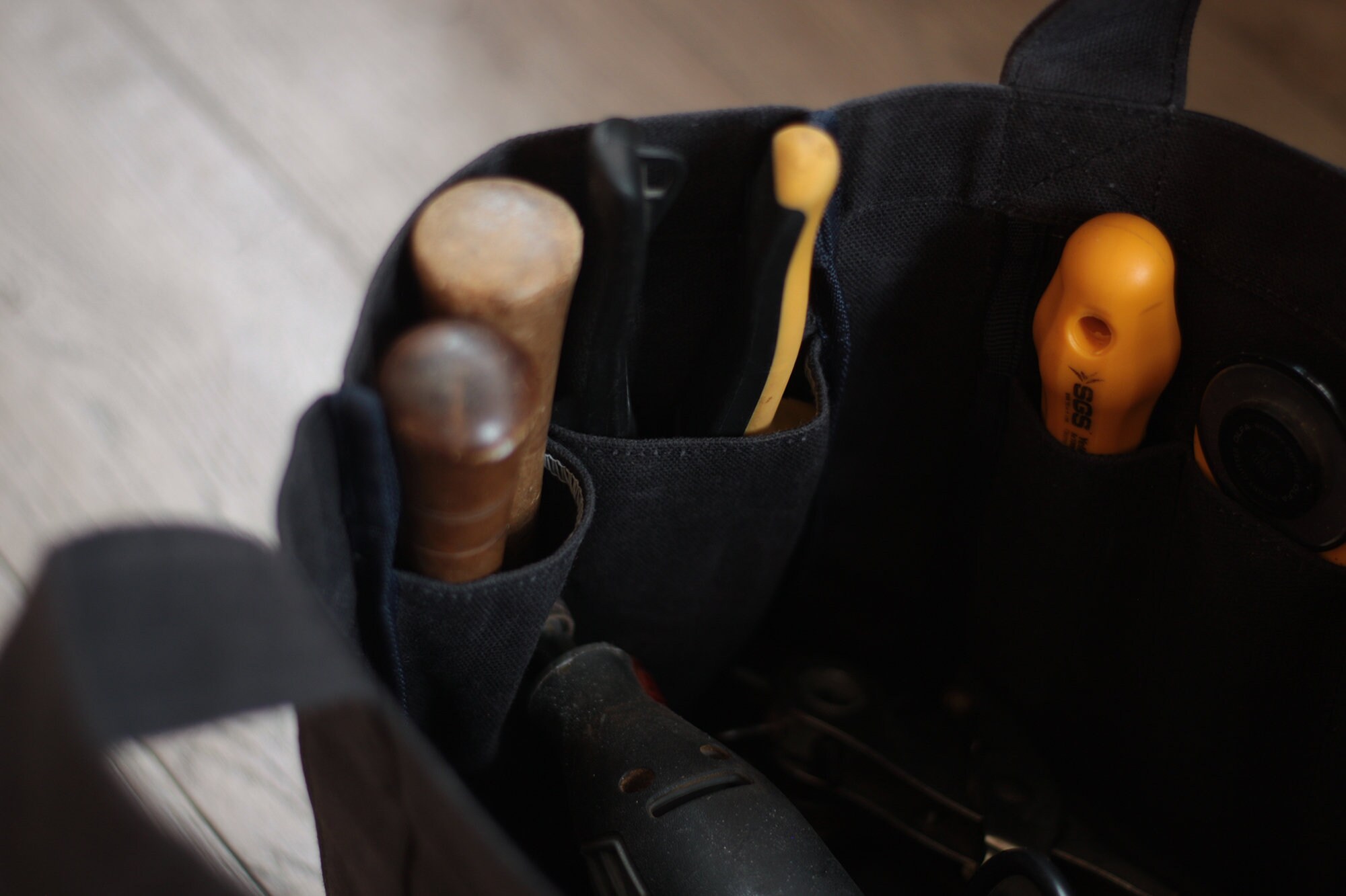 Waxed Canvas Tool Bag - Etsy