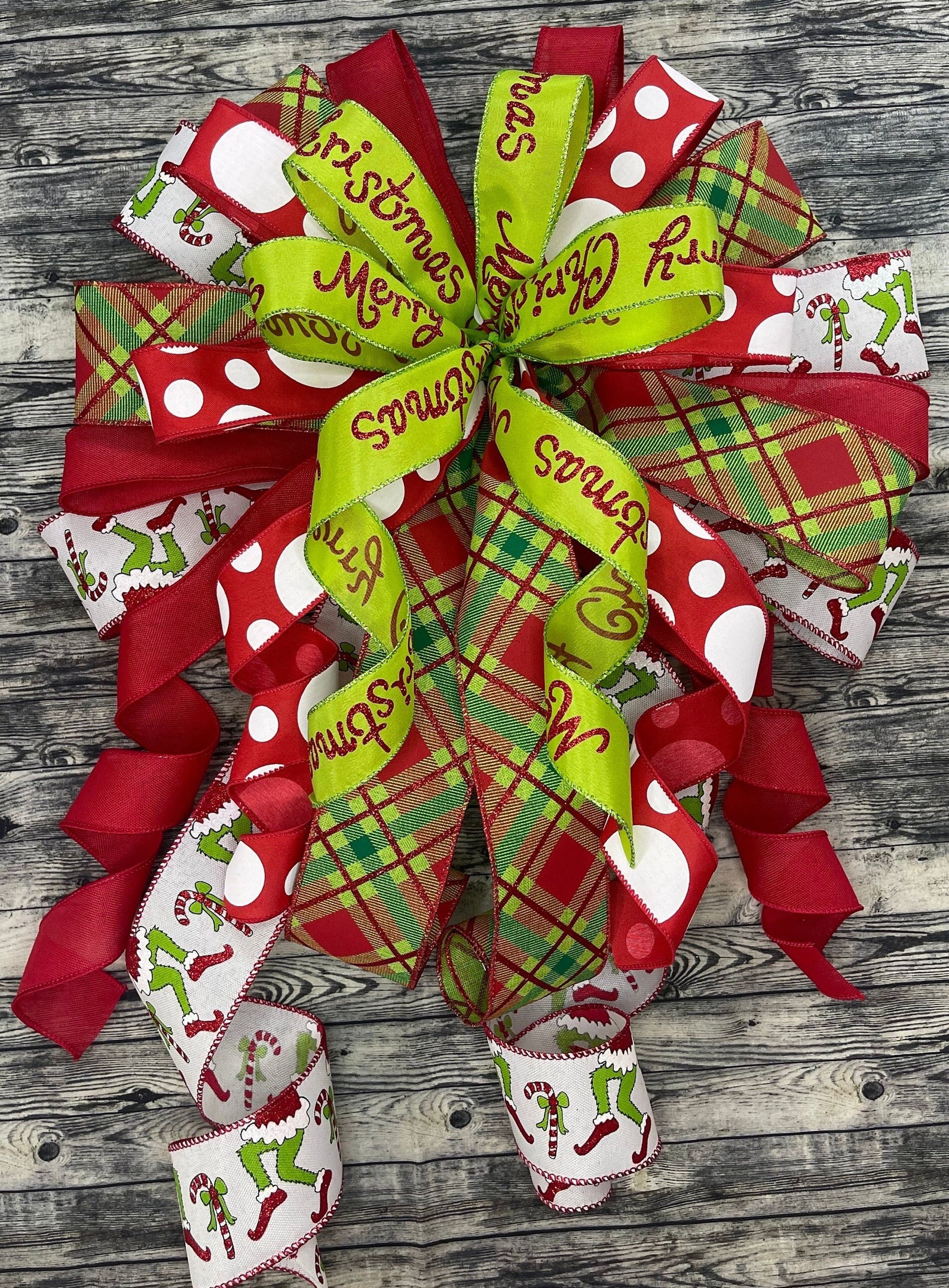 Tree Topper Large Gift Bow Lantern Swags and Toppers Unique - Etsy