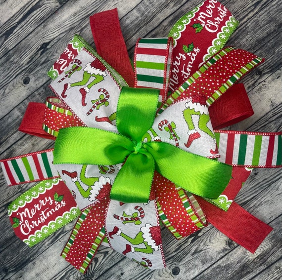 Tree Topper Large Gift Bow Lantern Swags and Toppers Unique - Etsy