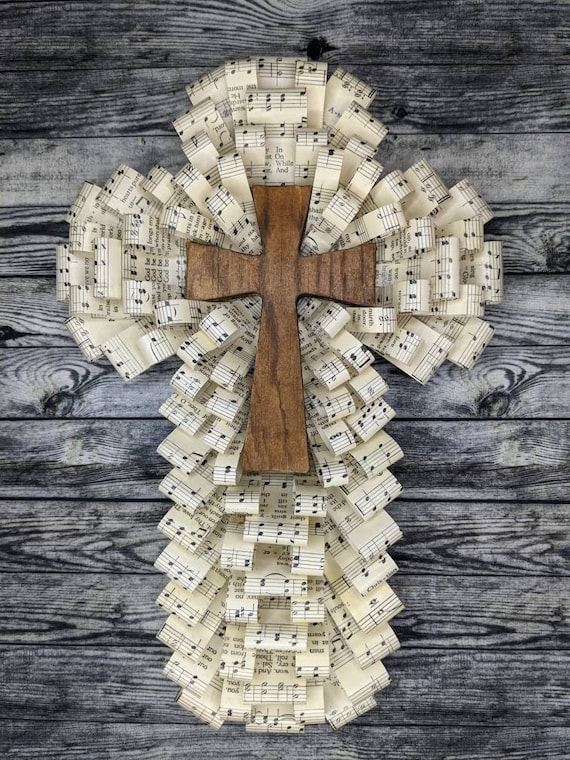 Music Plaque Religious Art Music Notes Wall Art Bible | Etsy