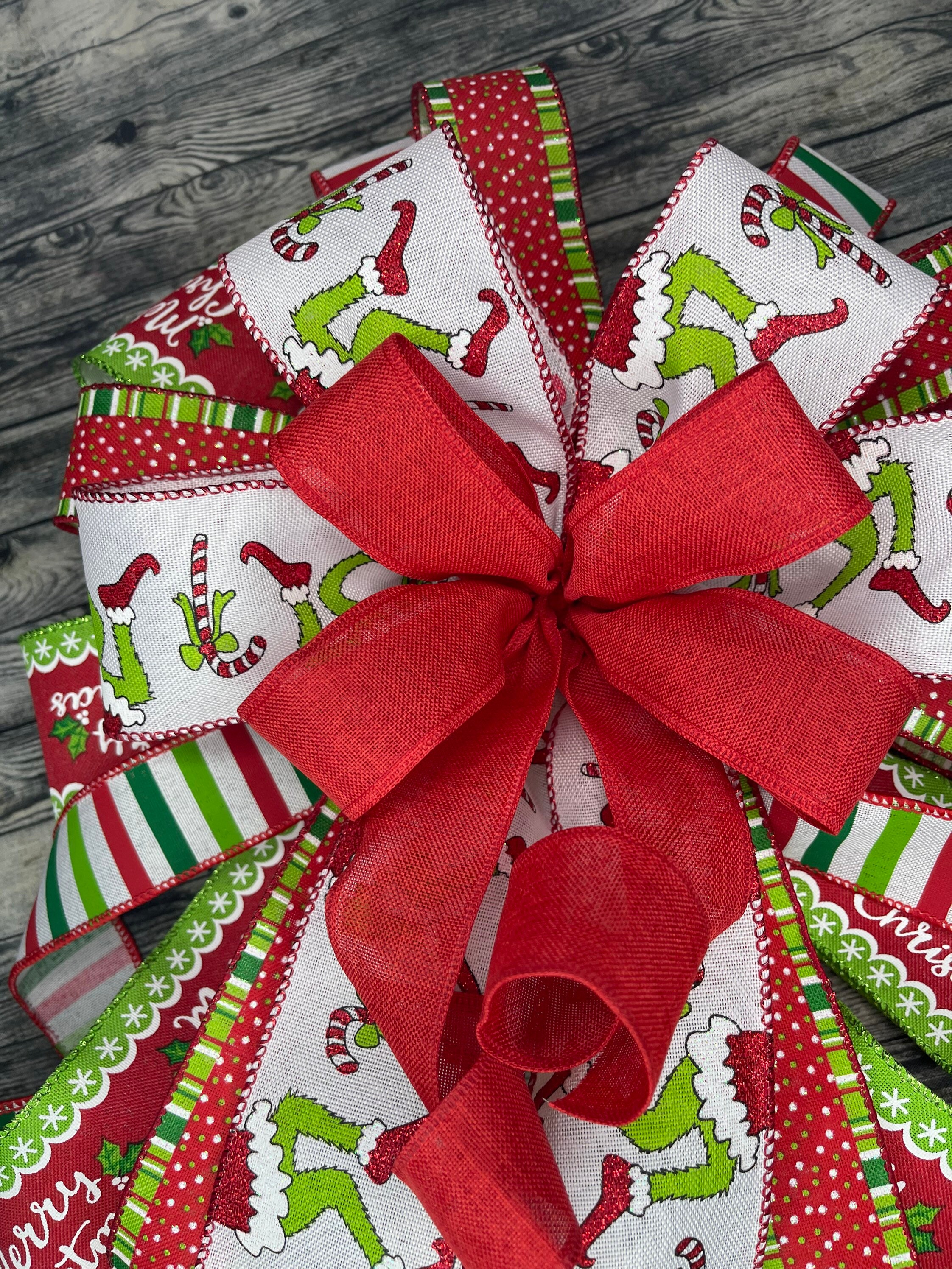 Tree Topper Large Gift Bow Lantern Swags and Toppers Unique - Etsy