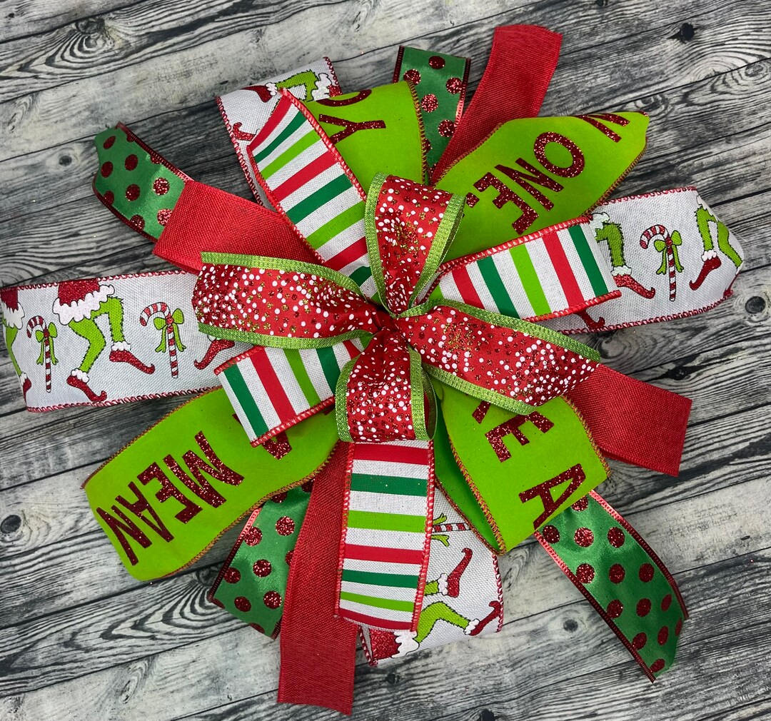 Tree Topper, Large Gift Bow, Lantern Swags and Toppers, Unique Tree ...