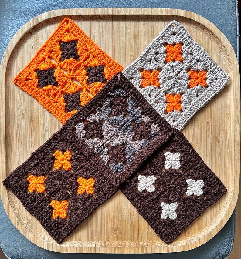 Handmade Granny Square Kit Lot 32 Pcs Crochet Granny Square - Etsy