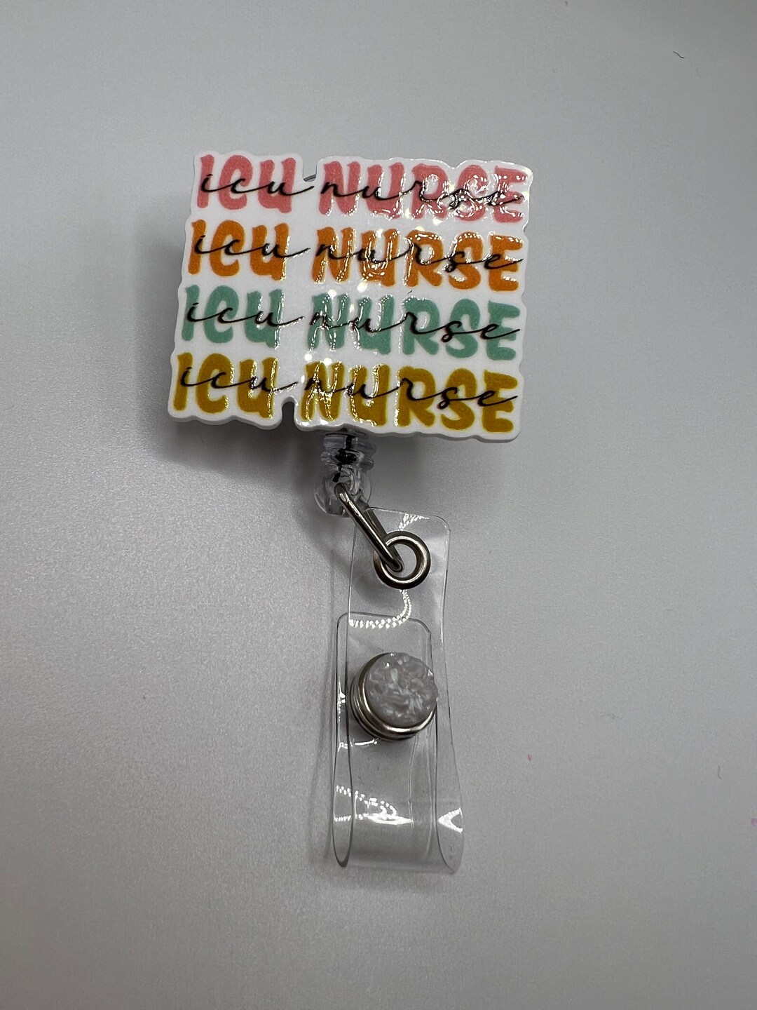 ICU Nurse Badge Reel - Etsy