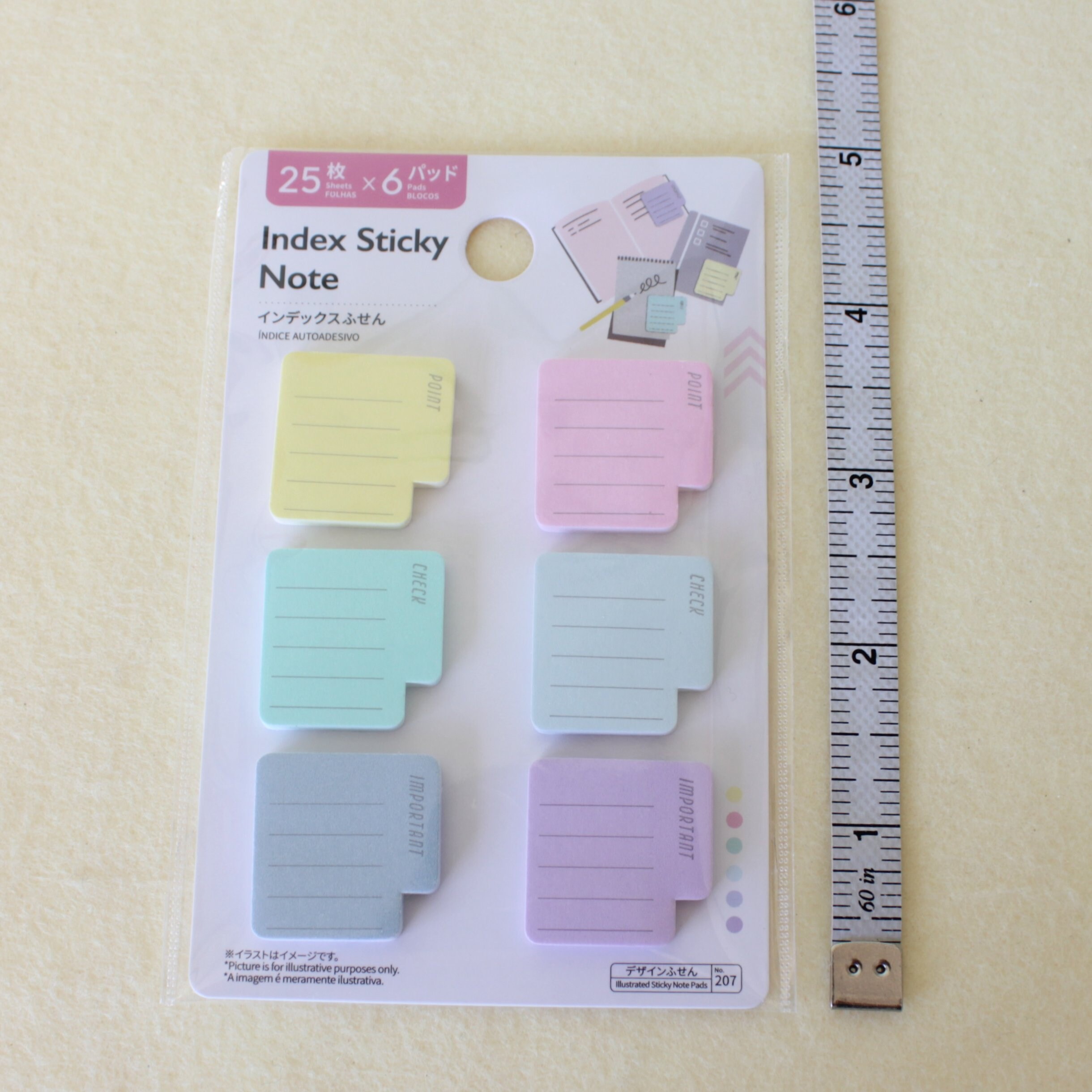 Mini Index Sticky Note for Textbook Note Craft Design Memo | Etsy