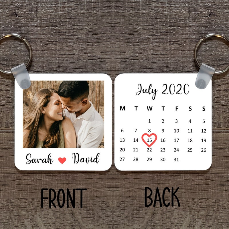 Calendar Keychain - Etsy