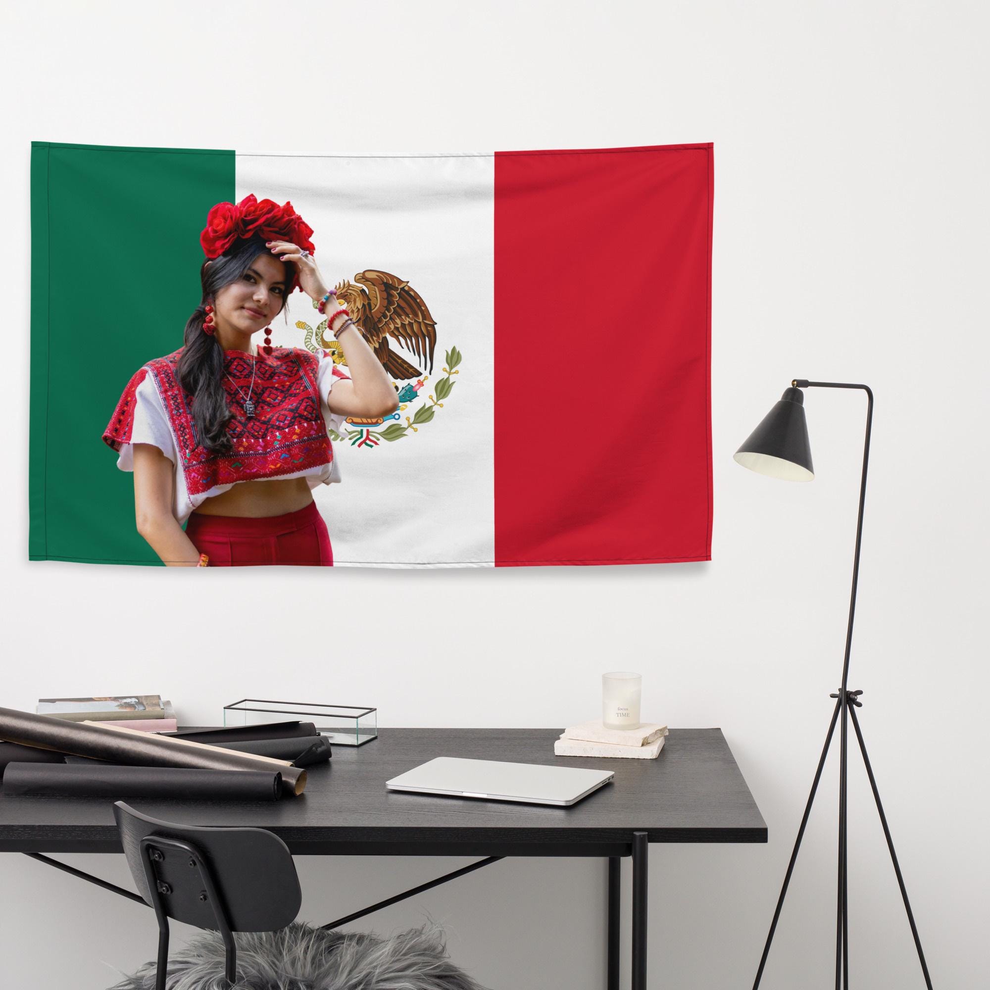 Custom Mexico Flag With Picture, Personalized Flag, Boyfriend Gift ...