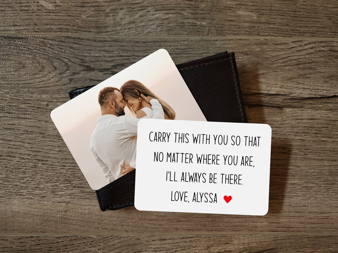 Personalized Wallet Card, Custom Wallet Insert, Aluminum Gift, Long ...