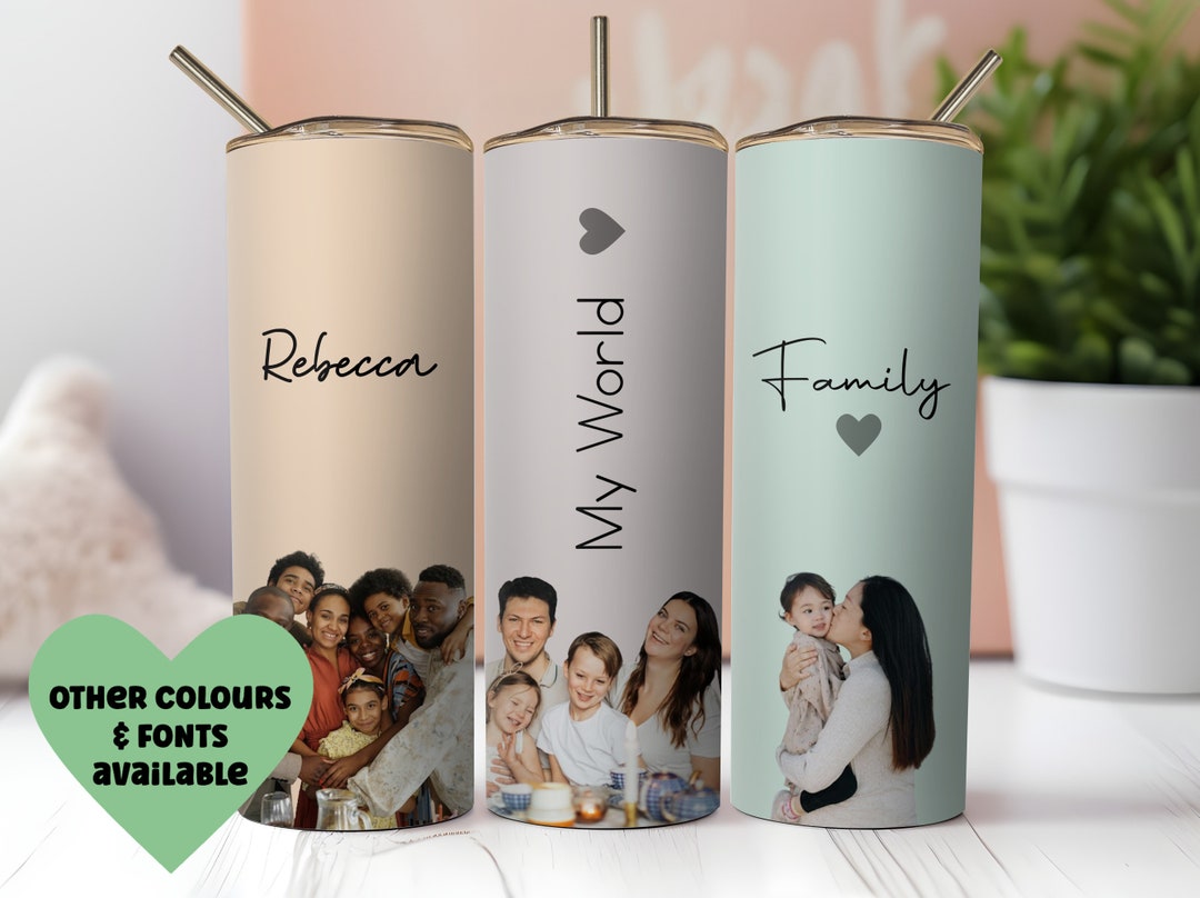 Photo Tumbler, Personalized Insulated Cup, Travel Mug With Photo ...