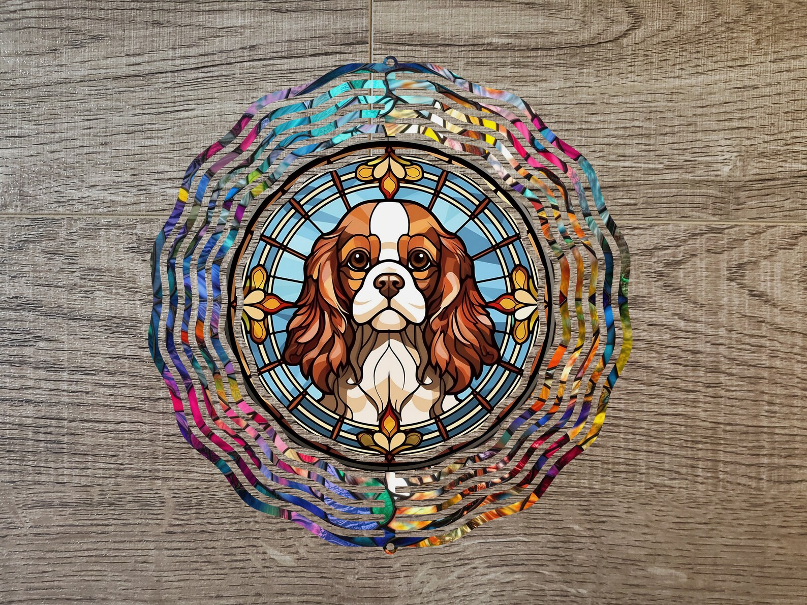 Cavalier King Charles Spaniel Wind Spinner, Dog Yard Decor, Dog Gifts ...