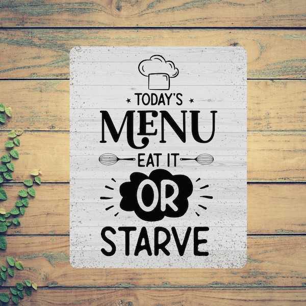 Funny Kitchen Sign - Etsy Canada