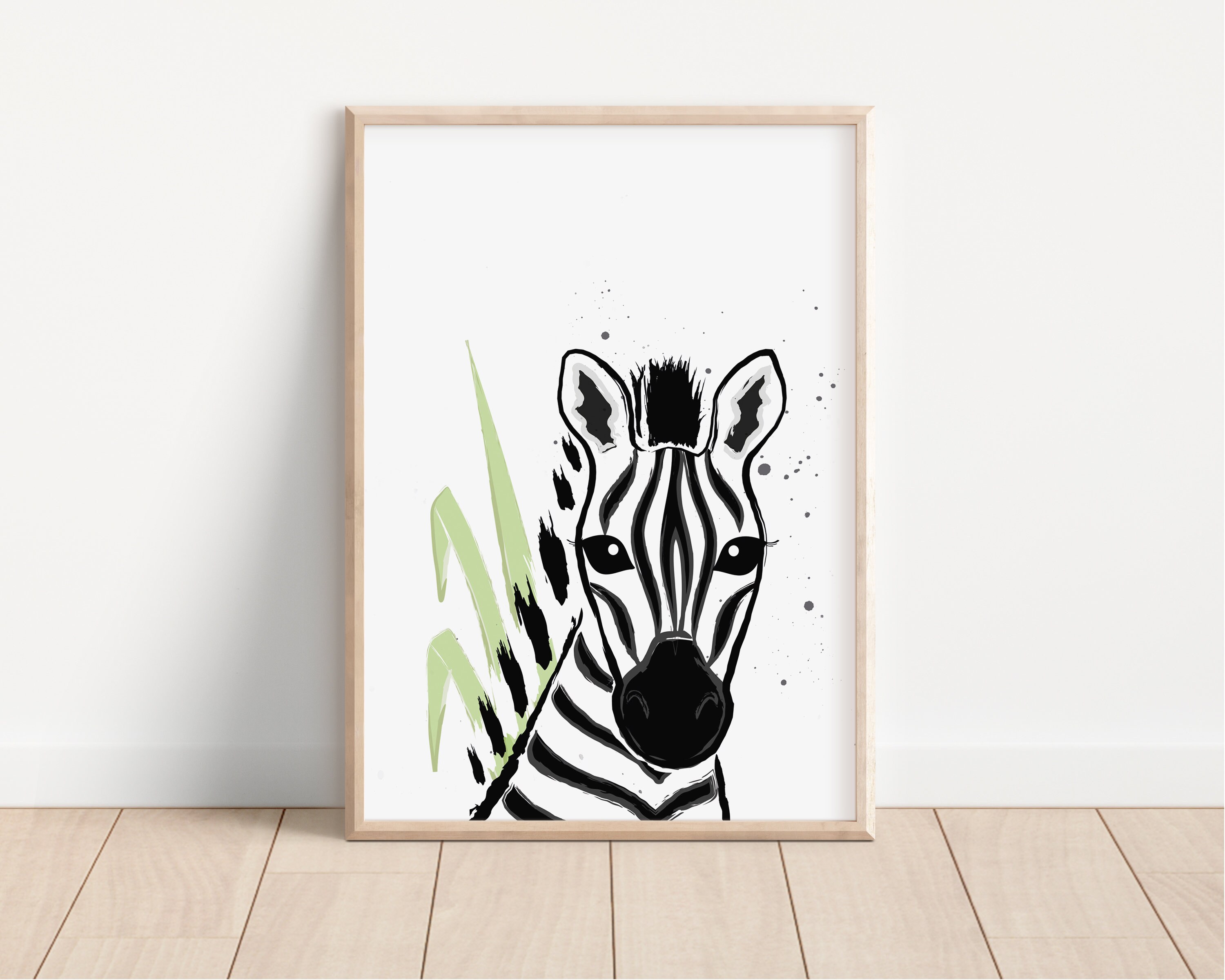 Set of 3 Safari Posters Jungle Animals Nursery Decor - Etsy