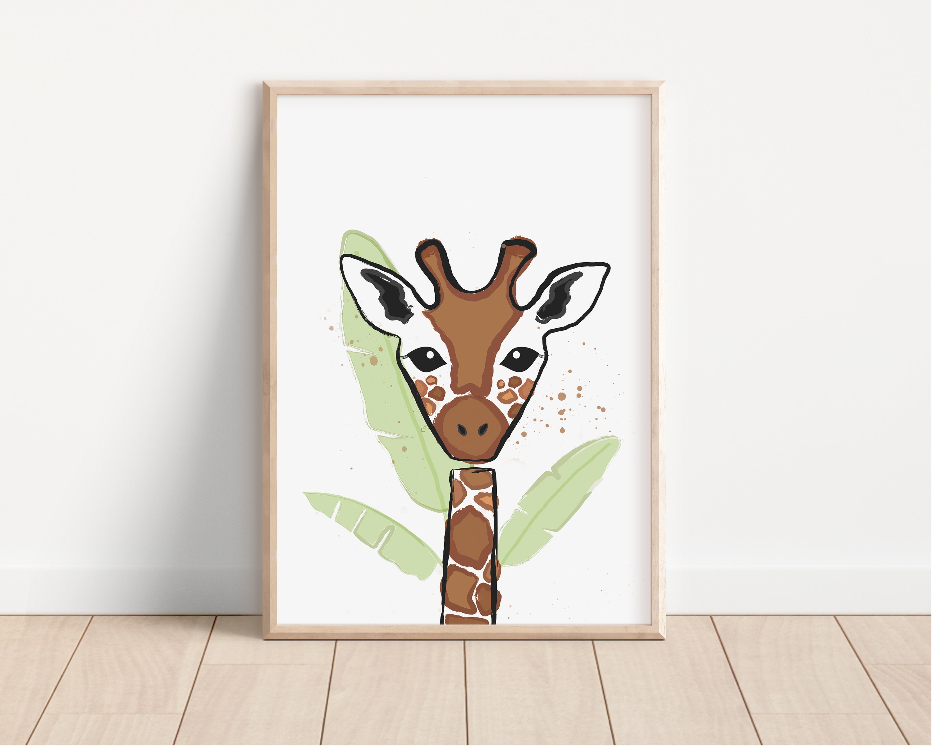 Set of 3 Safari Posters Jungle Animals Nursery Decor - Etsy