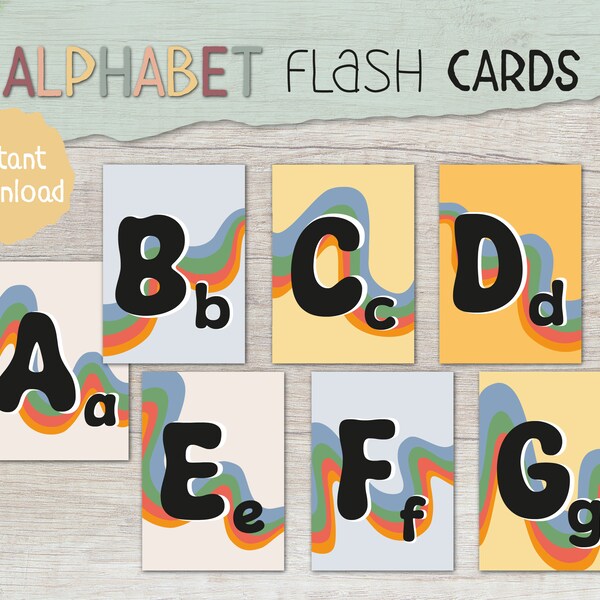 Retro Alphabet - Etsy