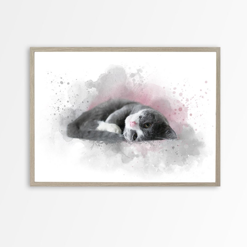 Cat Poster - Etsy