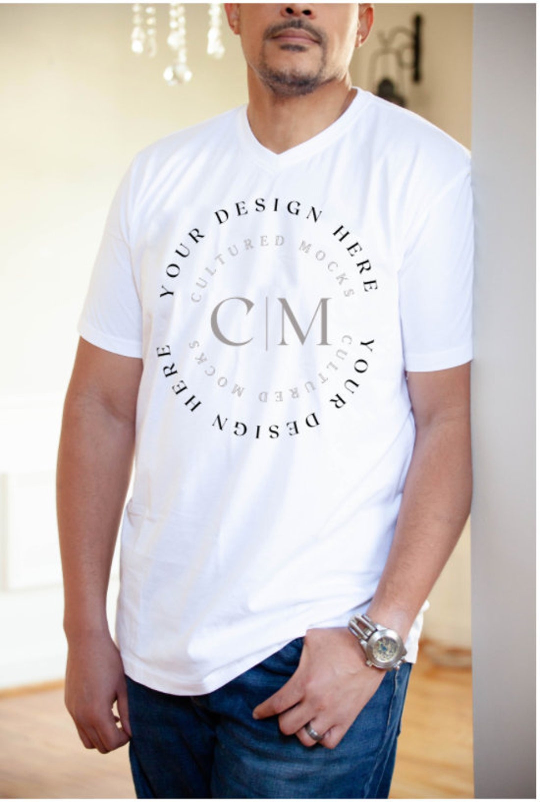 African American Model Mockup Male Model Mockup Black Model Mockup ...