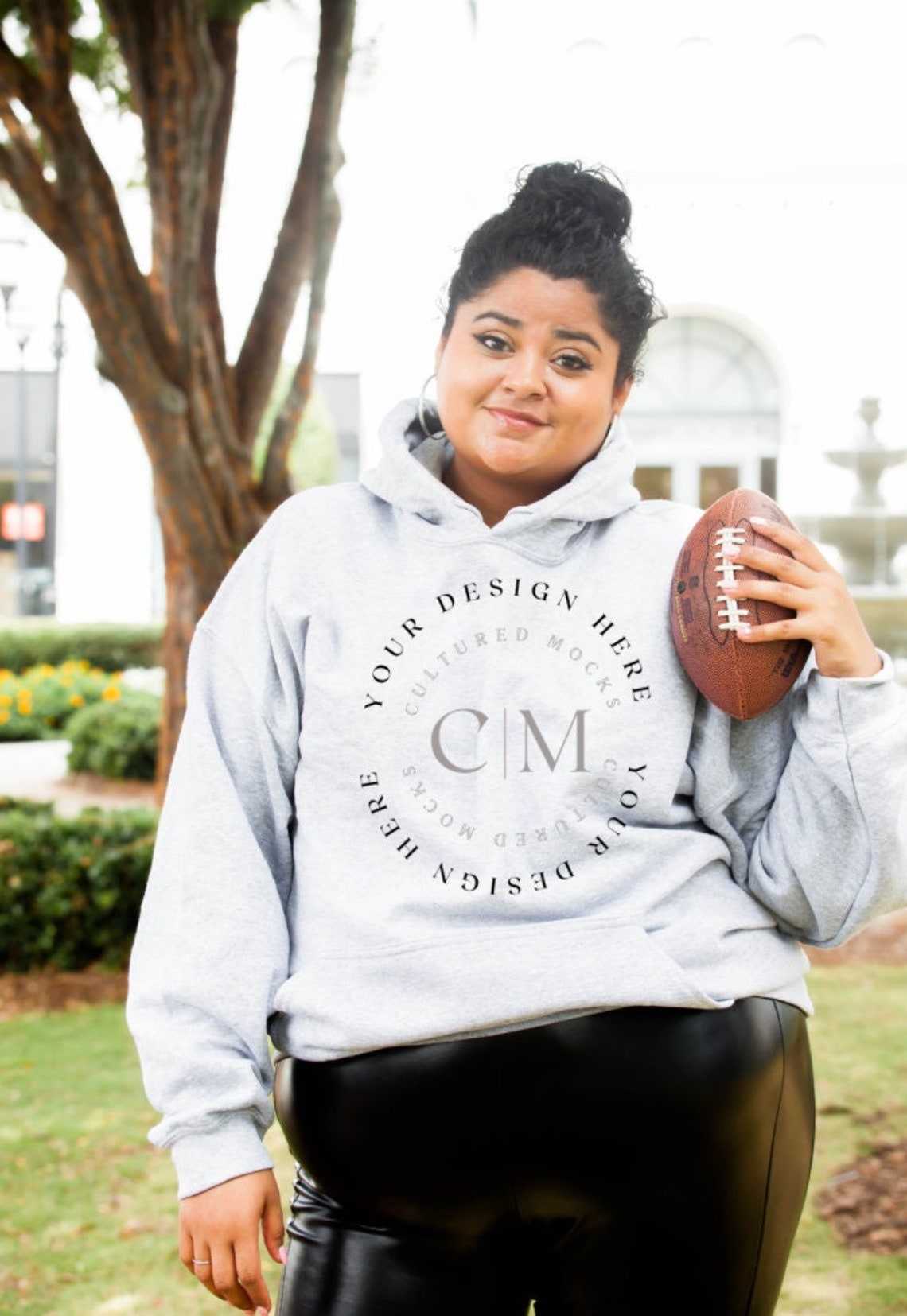 Plus Model Mockup Gildan Hoodie Mockup Football Mockup Fall - Etsy