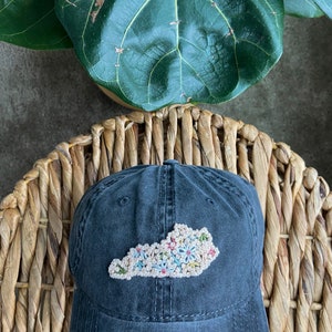 Hand Embroidered State Hat Embroidered Hat Hand - Etsy