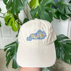 Hand Embroidered State Hat | Embroidered Hat | Hand Embroidered Hat ...