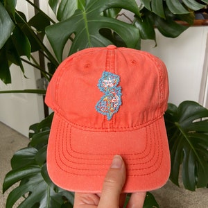 Hand Embroidered State Hat | Embroidered Hat | Hand Embroidered Hat ...