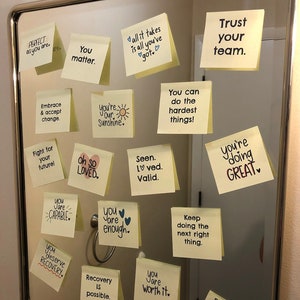 DIGITAL DOWNLOAD: Printable Sticky Note Mirror Covers - Etsy