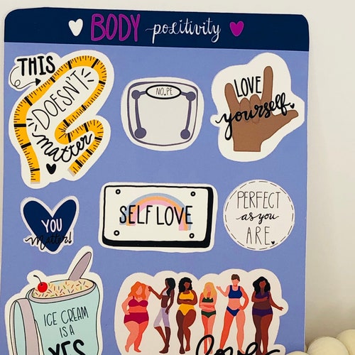 Body Positivity Sticker Set - Etsy