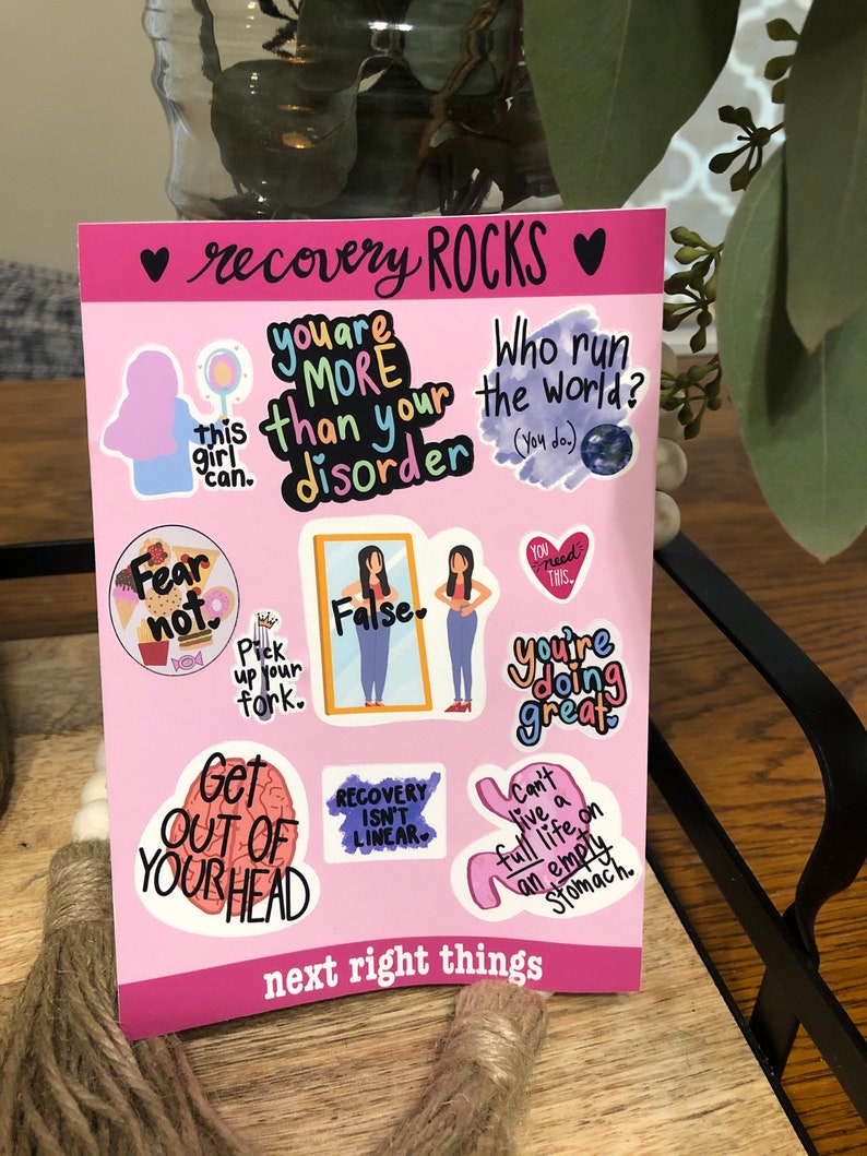 Recovery Rocks Sticker Sheet - Etsy