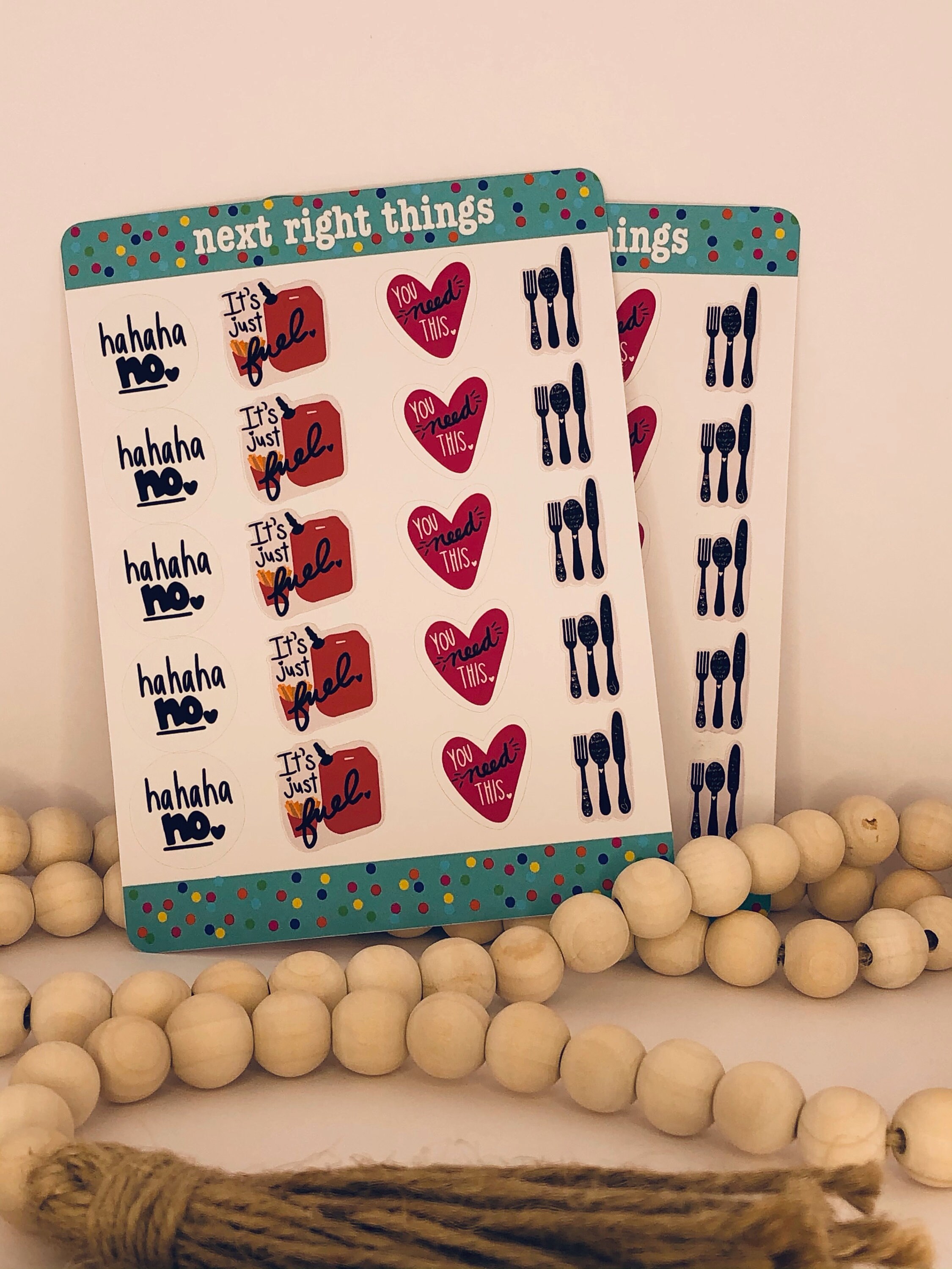 Calorie Cover Stickers Teal Pack - Etsy