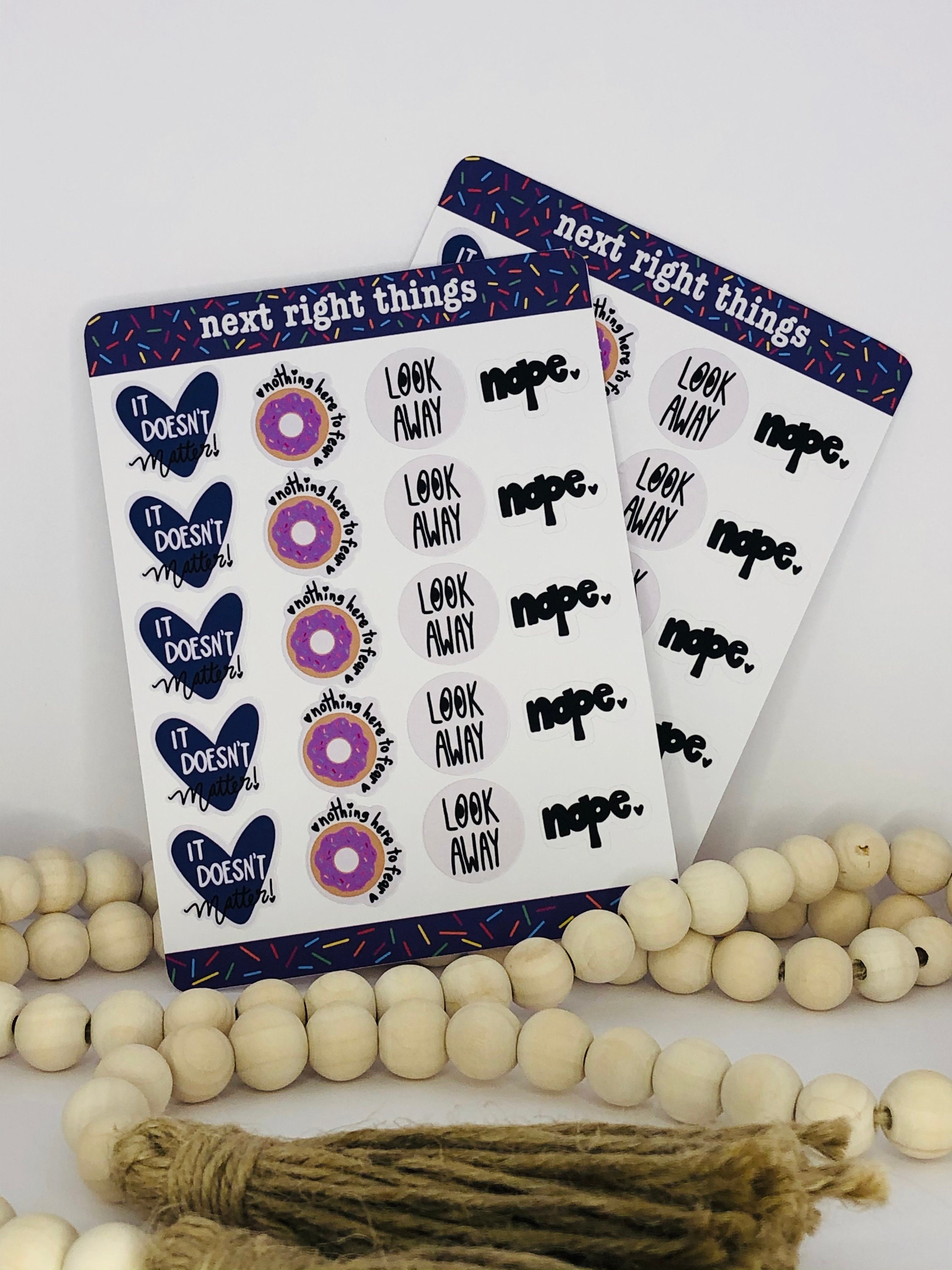 Calorie Cover Stickers Purple Pack - Etsy