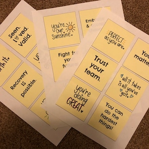 DIGITAL DOWNLOAD: Printable Sticky Note Mirror Covers - Etsy