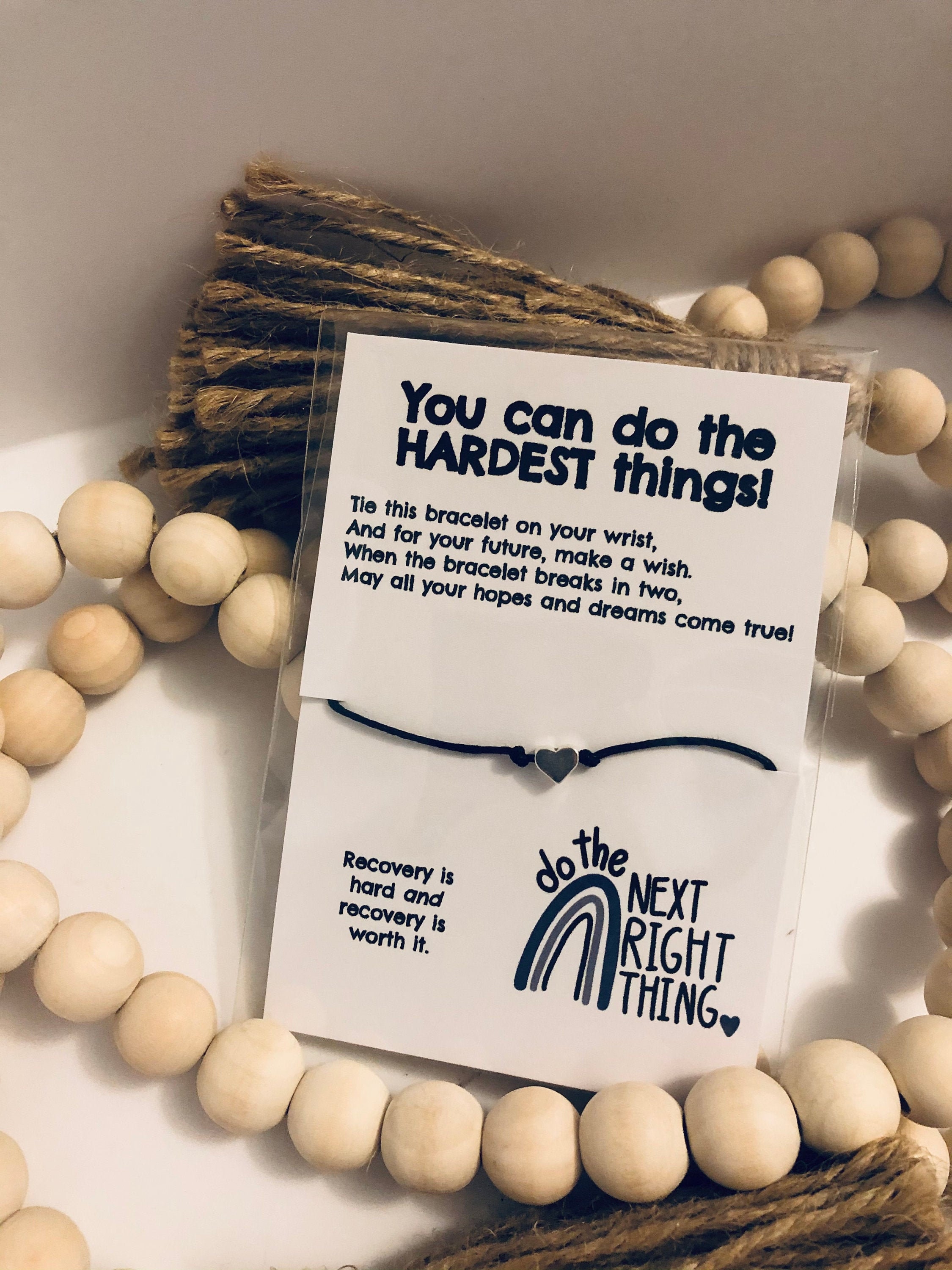 Recovery Wish Bracelet | Etsy